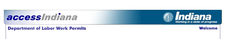 Department of Labor Underage Worker Permits