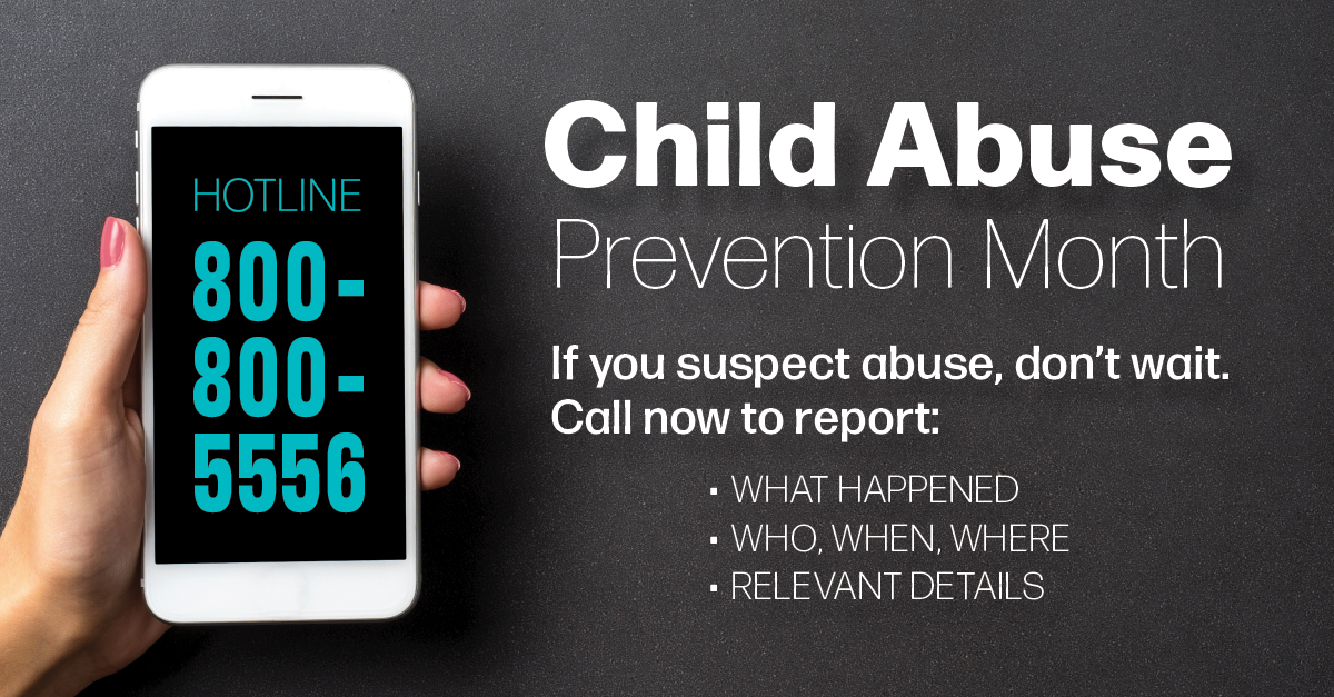 DCS: Child Abuse Prevention Month Social Media Toolkit