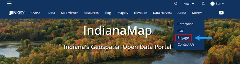 GIS: GeoINsights: Discover IndianaMap Community Accounts