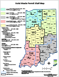 IDEM: Managing Waste: Contact