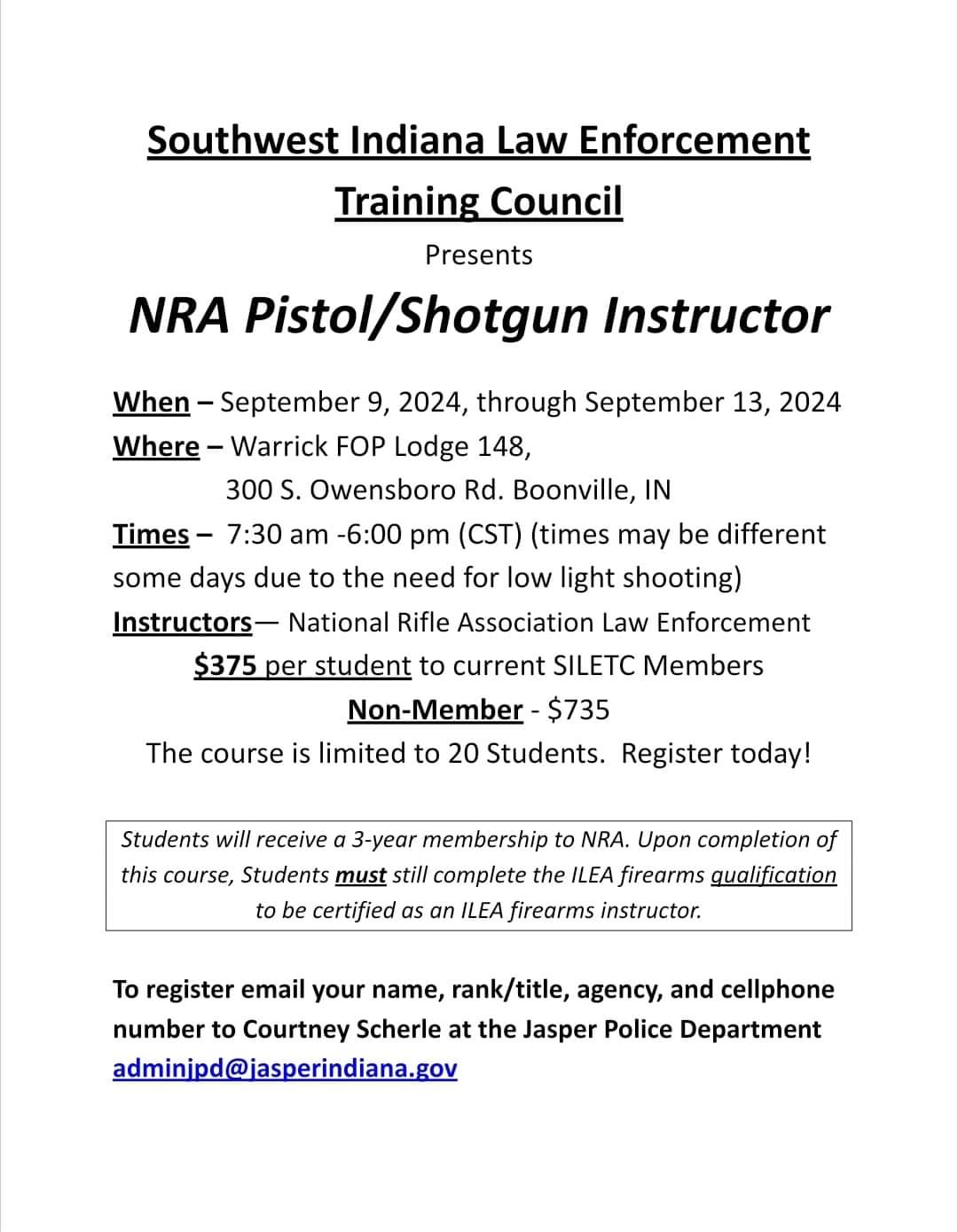 ILEA: Off-Site & In-Service Training