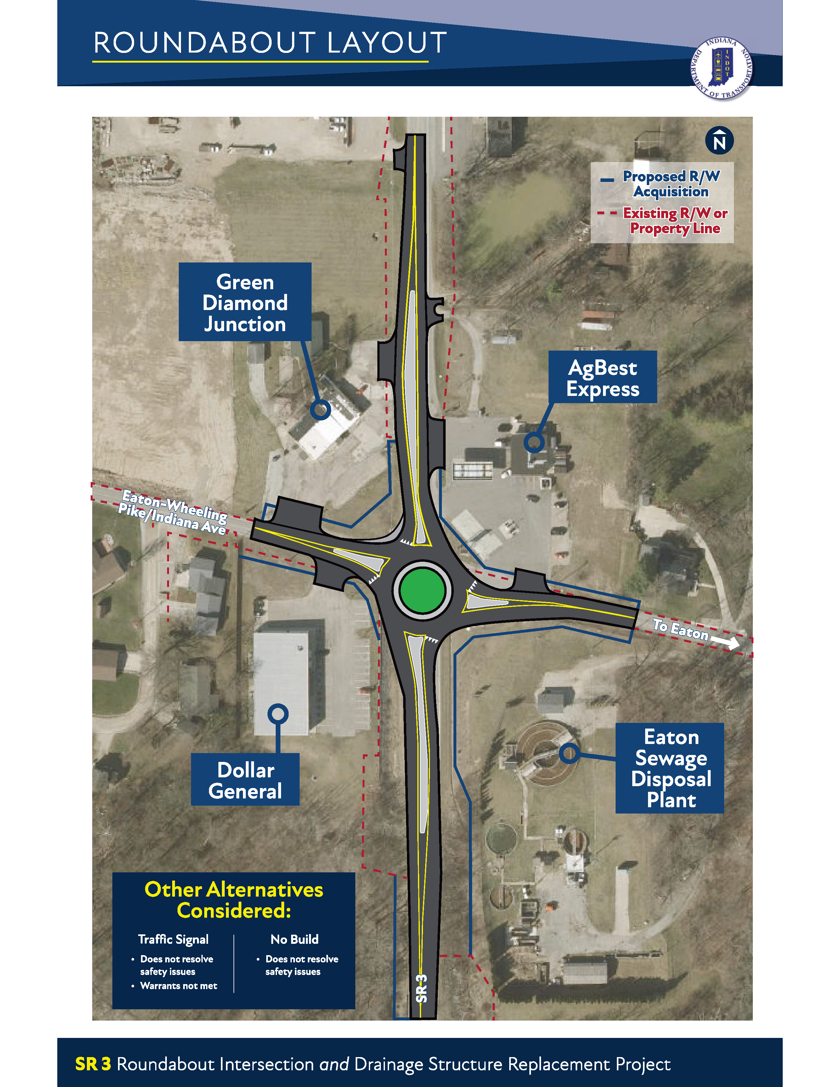 INDOT: SR 3 Intersection Improvement Project in Delaware County