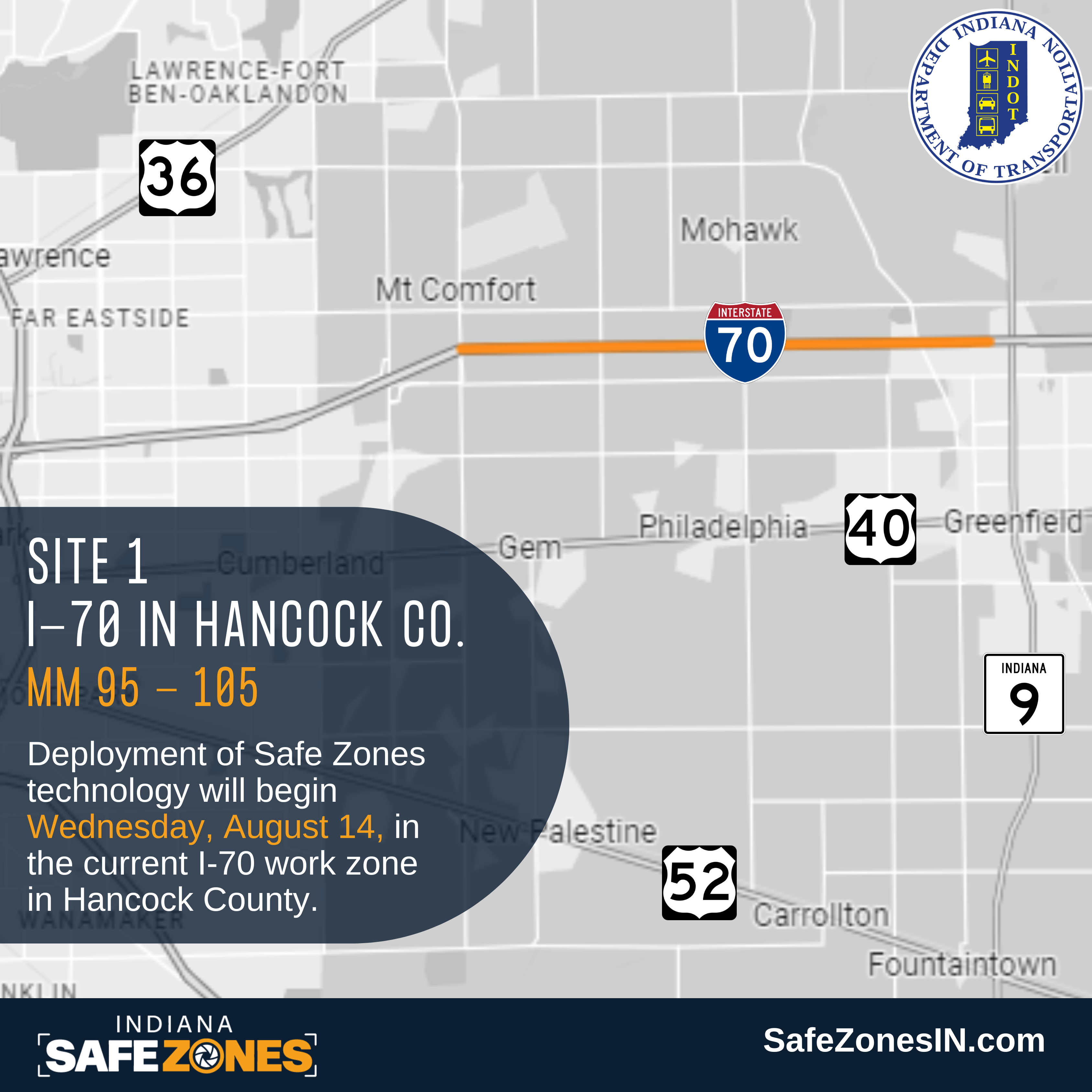 INDOT: Safe Zones