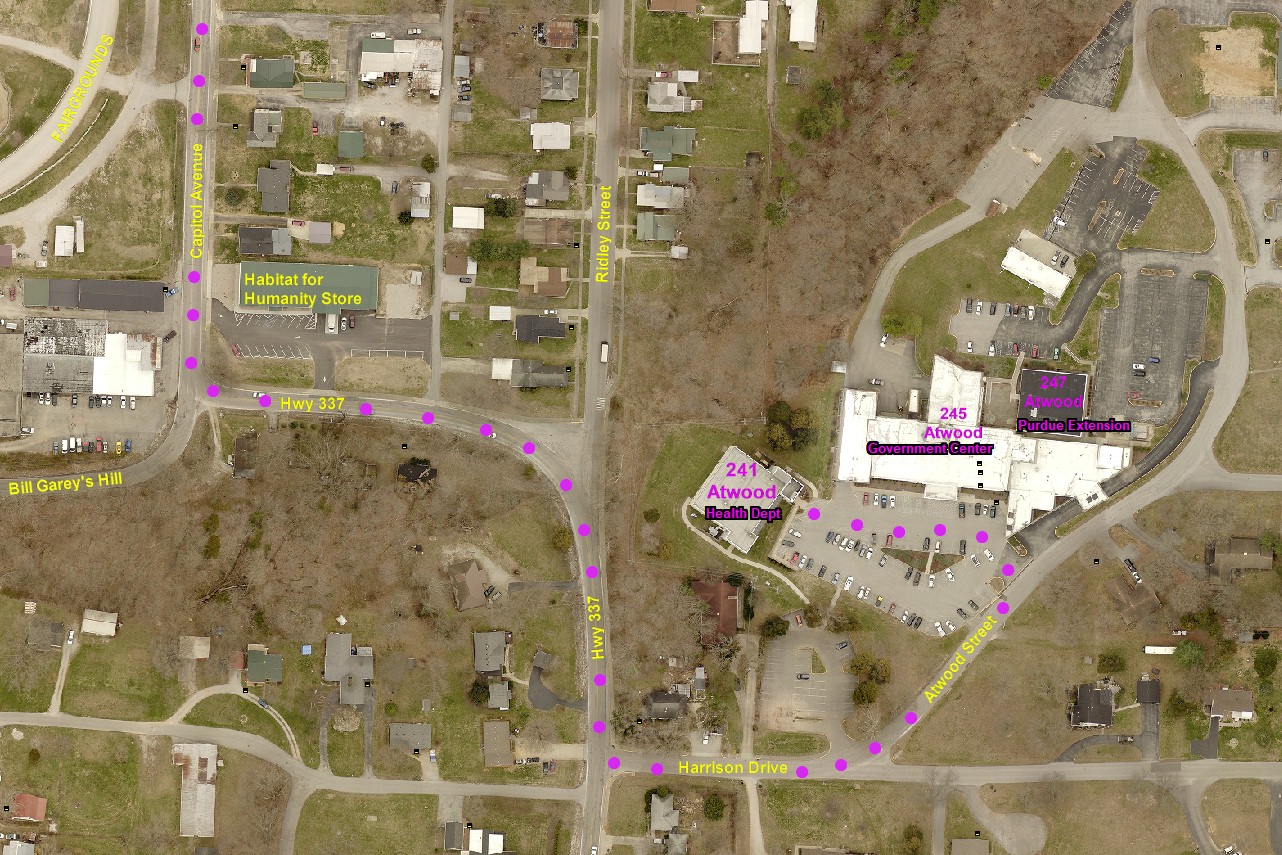 Harrison County Map