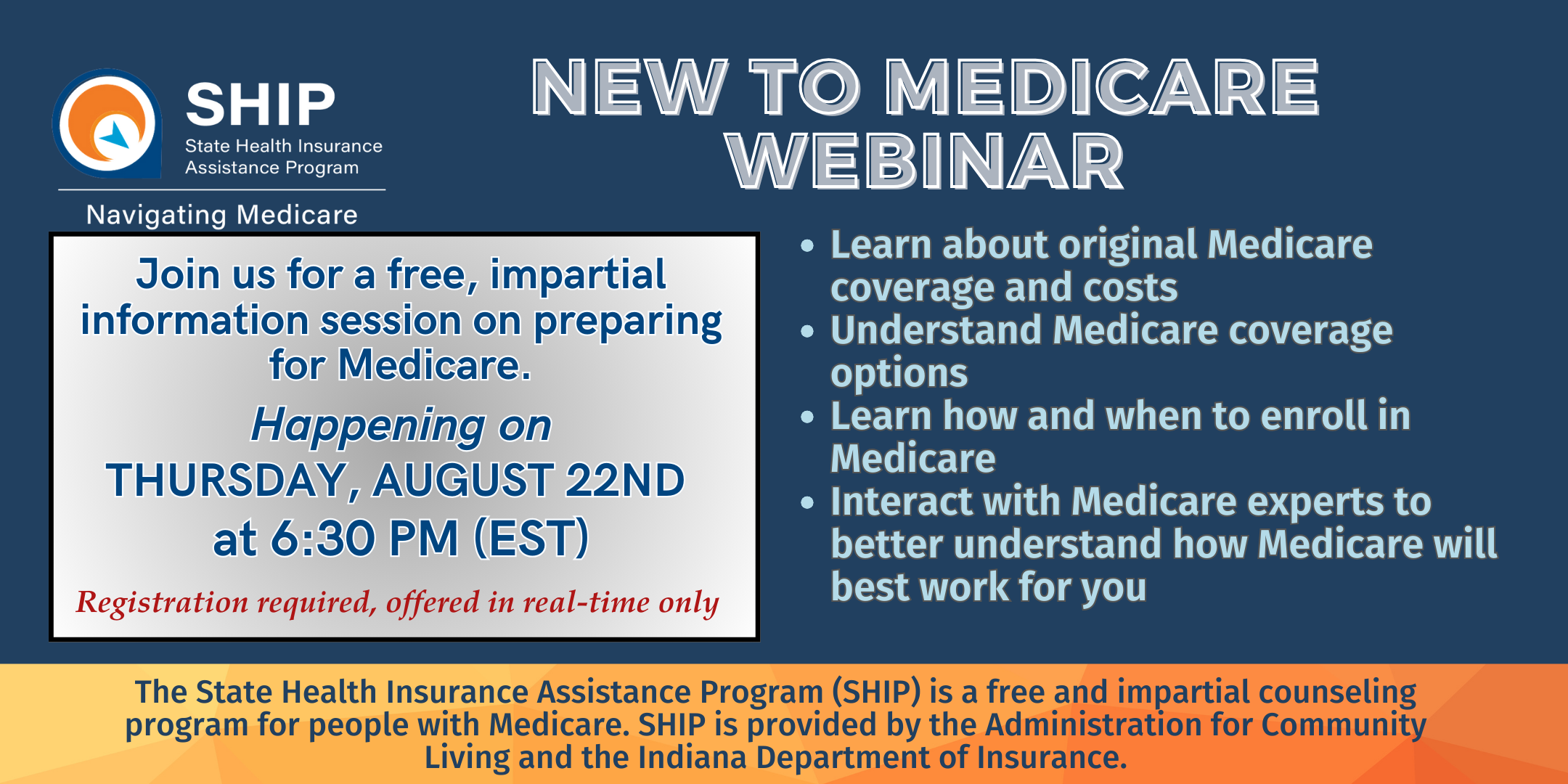 IDOI: Medicare And SHIP: SHIP Presentations & Events