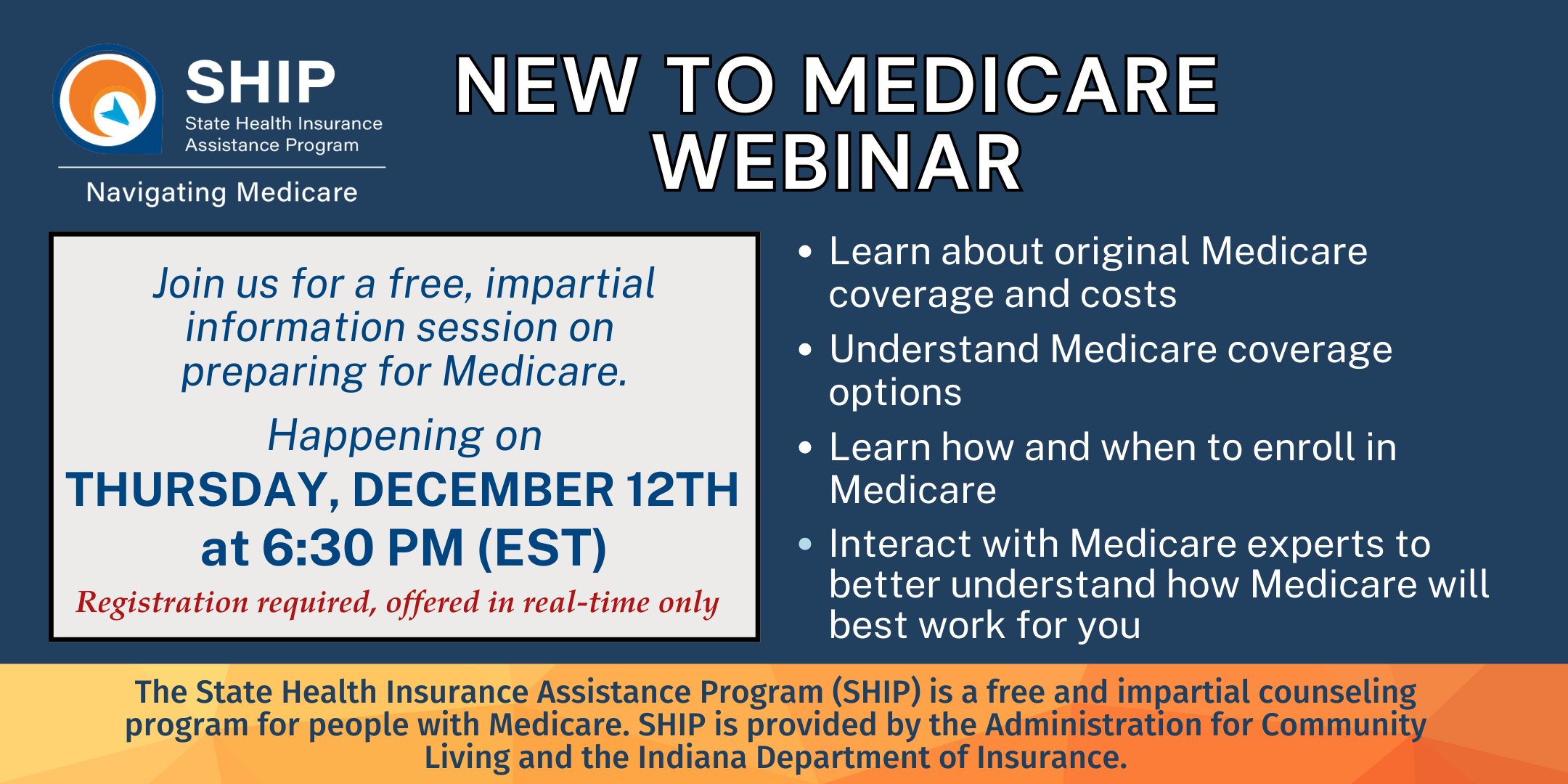 IDOI: Medicare And SHIP: SHIP Presentations & Events